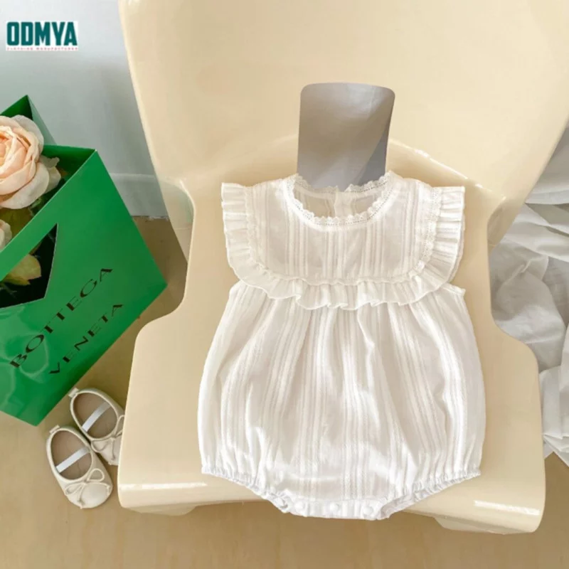 Lace Round Neck Sleeveless Vest Crawling Suit Manufacturer