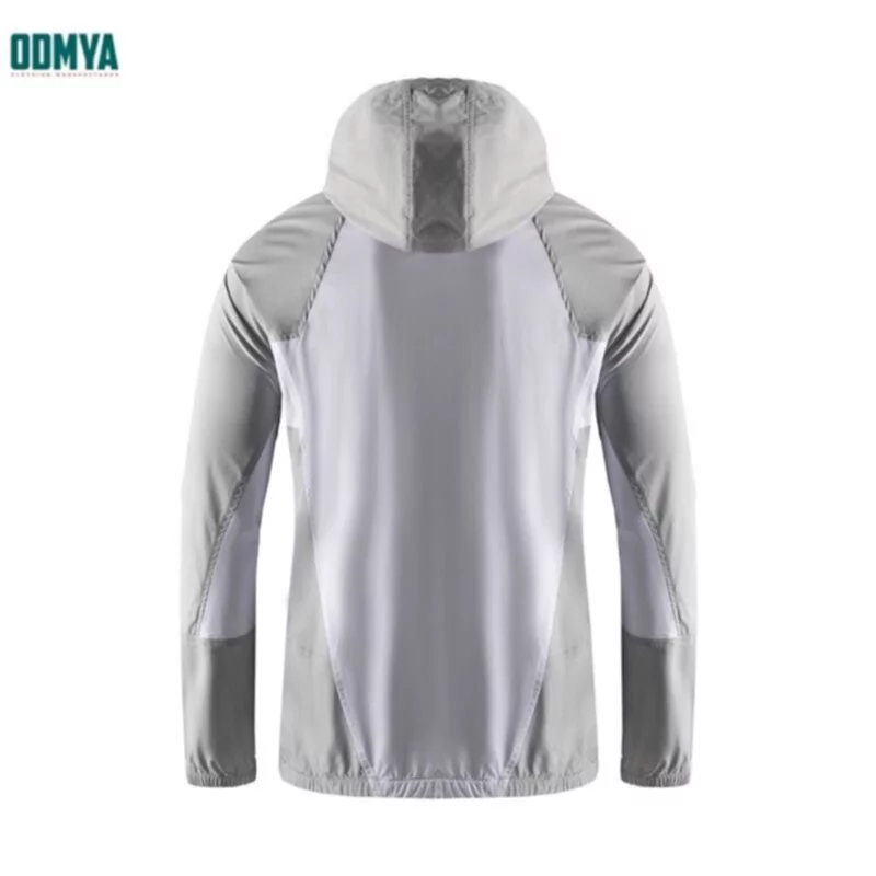 Men's Hooded Colorblock Jacket Outdoor Fishing Suit Manufacturer