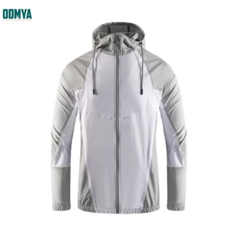 Men's Hooded Colorblock Jacket Outdoor Fishing Suit Manufacturer