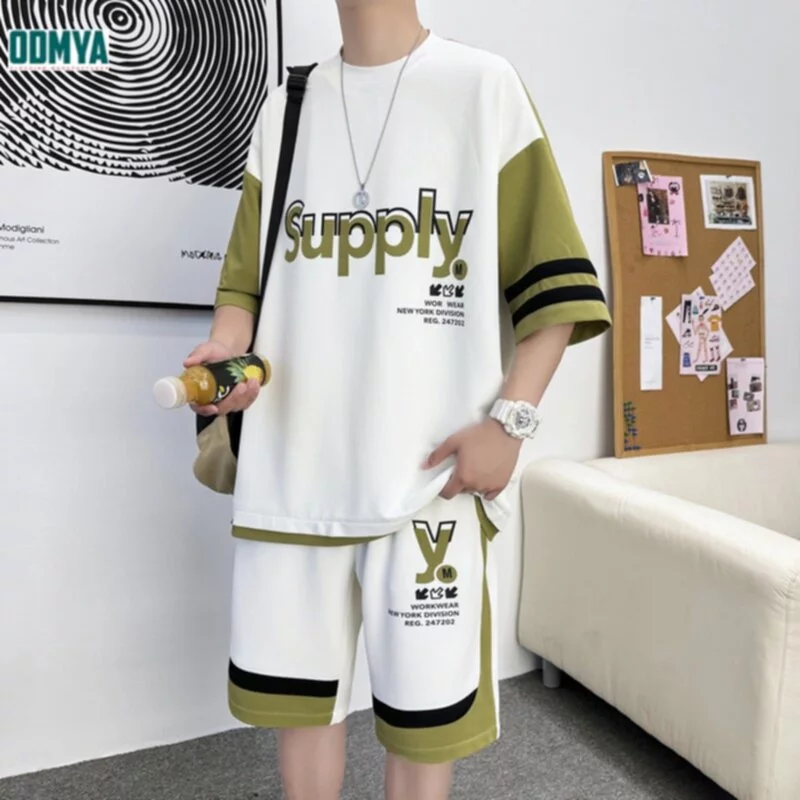Summer Youth Trend Loose Fitting Sports Set Manufacturer